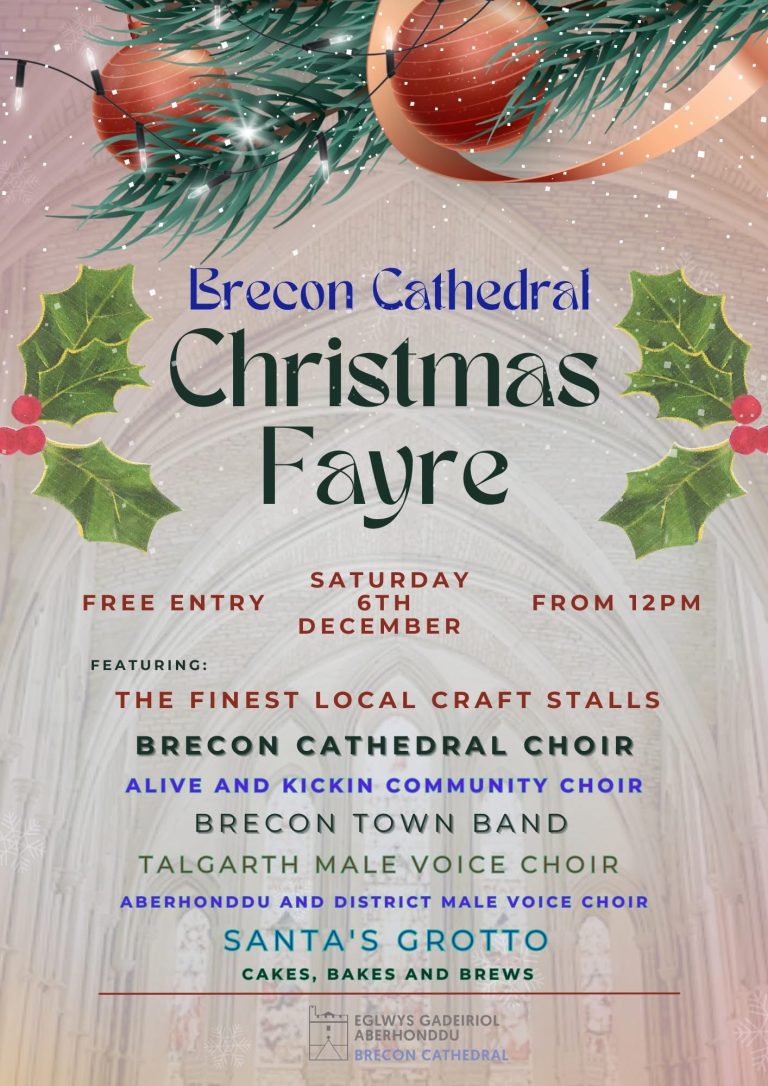 Brecon Cathedral Christmas Fayre | Festive Event 6 December